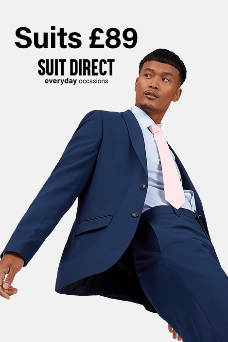 Men's Suits | Slim, Tailored & Regular Fit Suits | Suit Direct