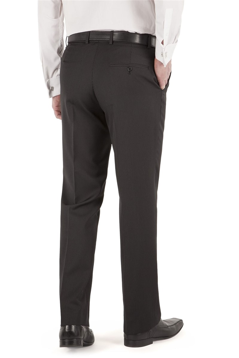 Karl Jackson Black Stripe Suit Trouser