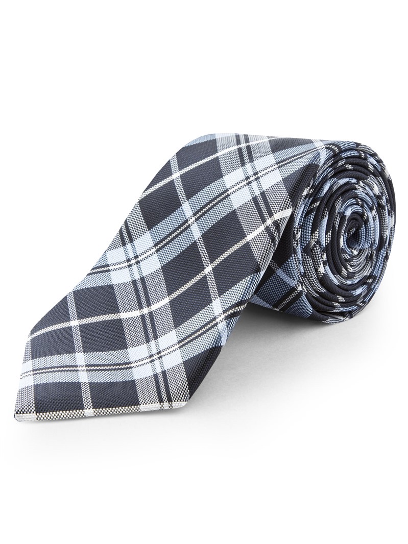Scott & Taylor Navy Check Tie