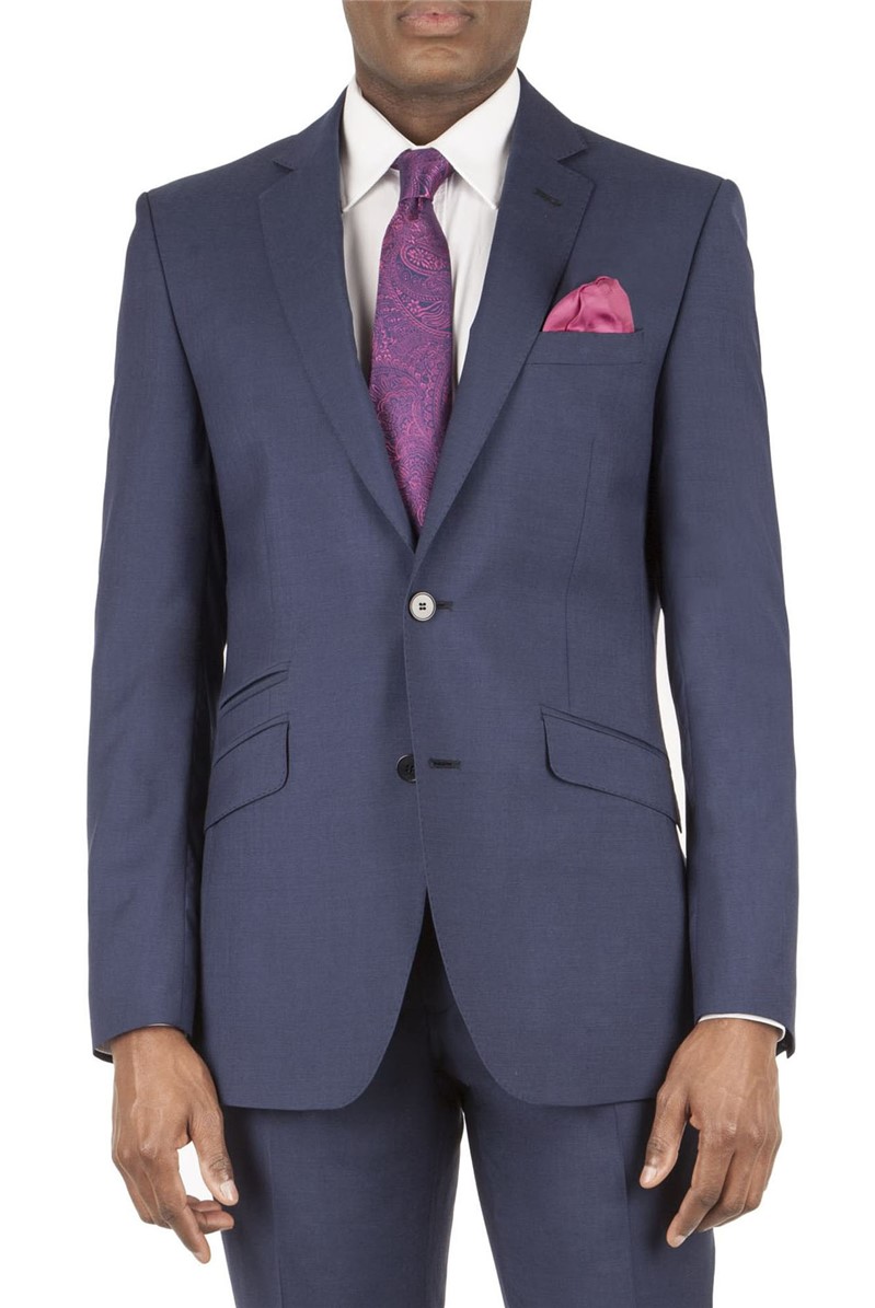 Alexandre of England | Blue Panama Tailor Suit | Suit Direct