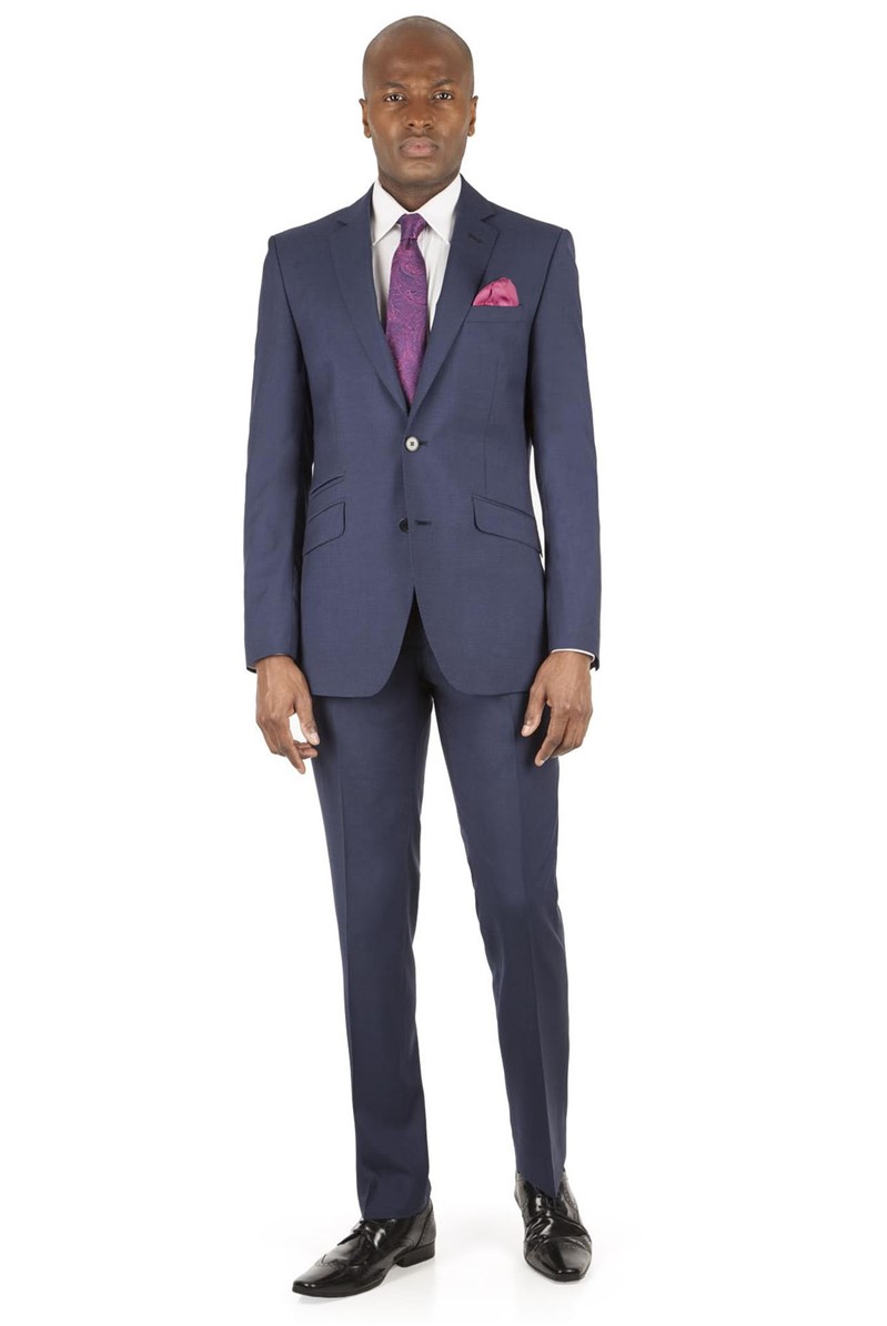 Alexandre of England | Blue Panama Tailor Suit | Suit Direct
