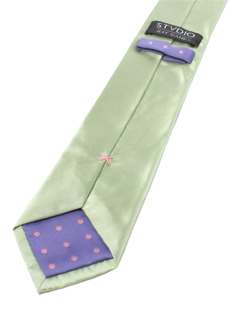 Studio Light Green Silk Tie