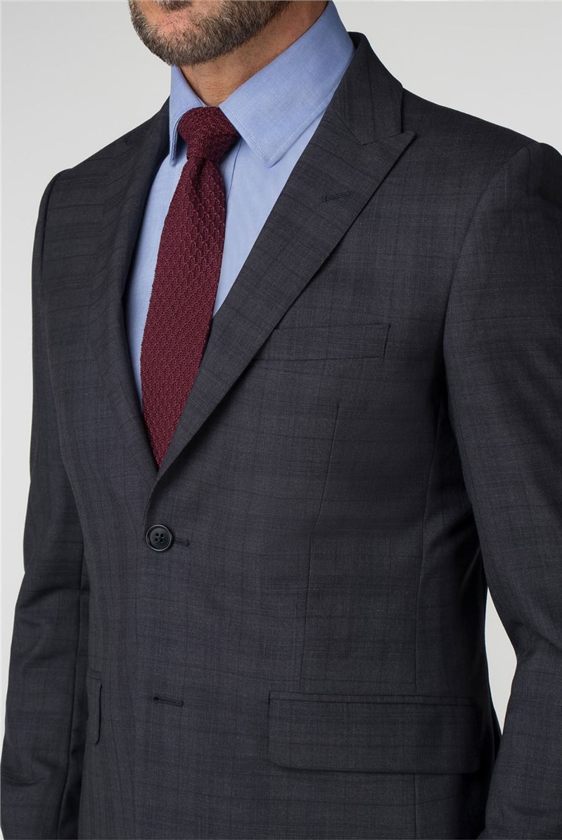 Alexandre of England | Navy Check Regular Fit Suit | Suit Direct