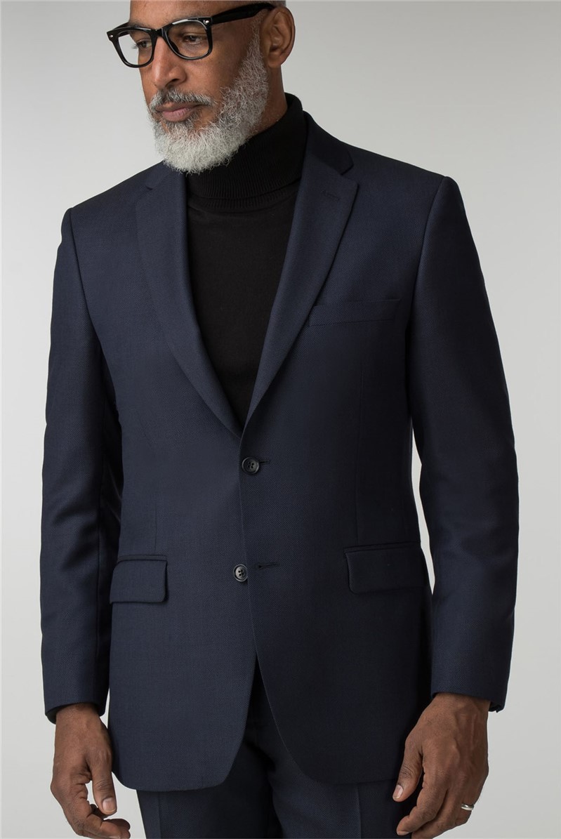 Alexandre of England | Navy Birdseye Suit | Suit Direct