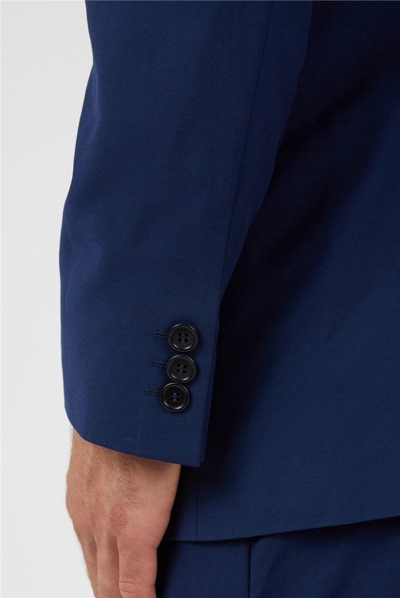 Occasions | Men's Blue Plain Regular Fit Suit | SuitDirect.co.uk