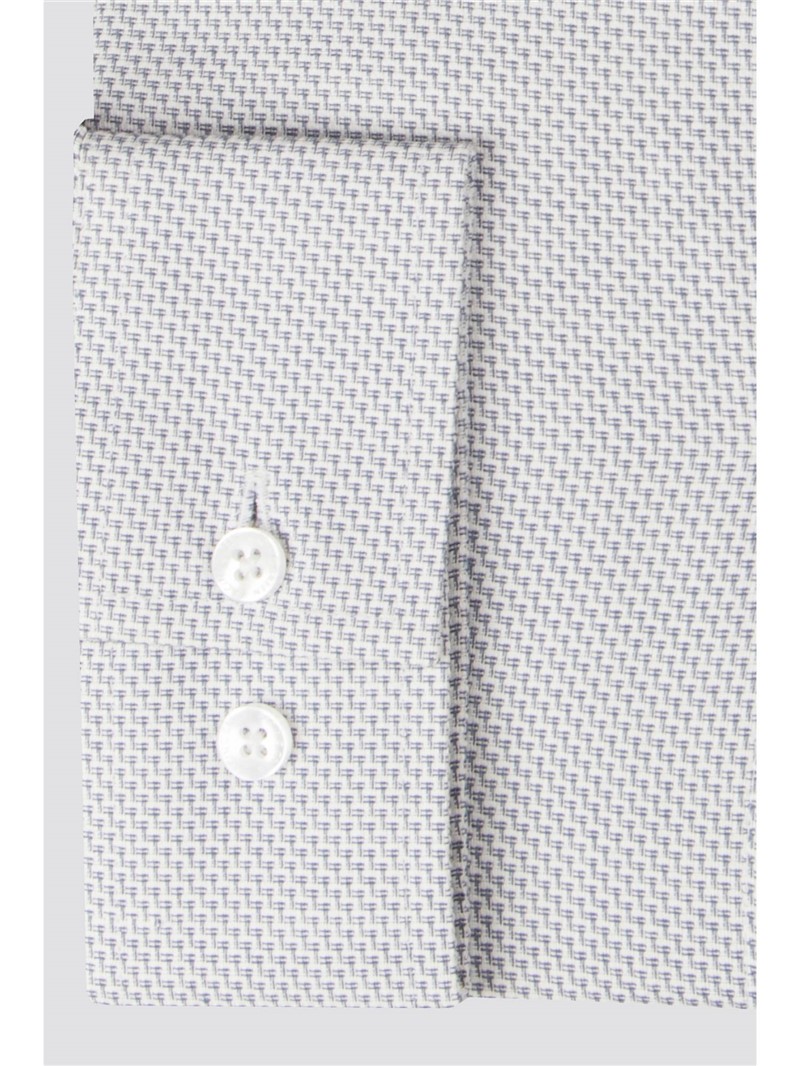 Racing Green Diagonal Jacquard Woven Shirt