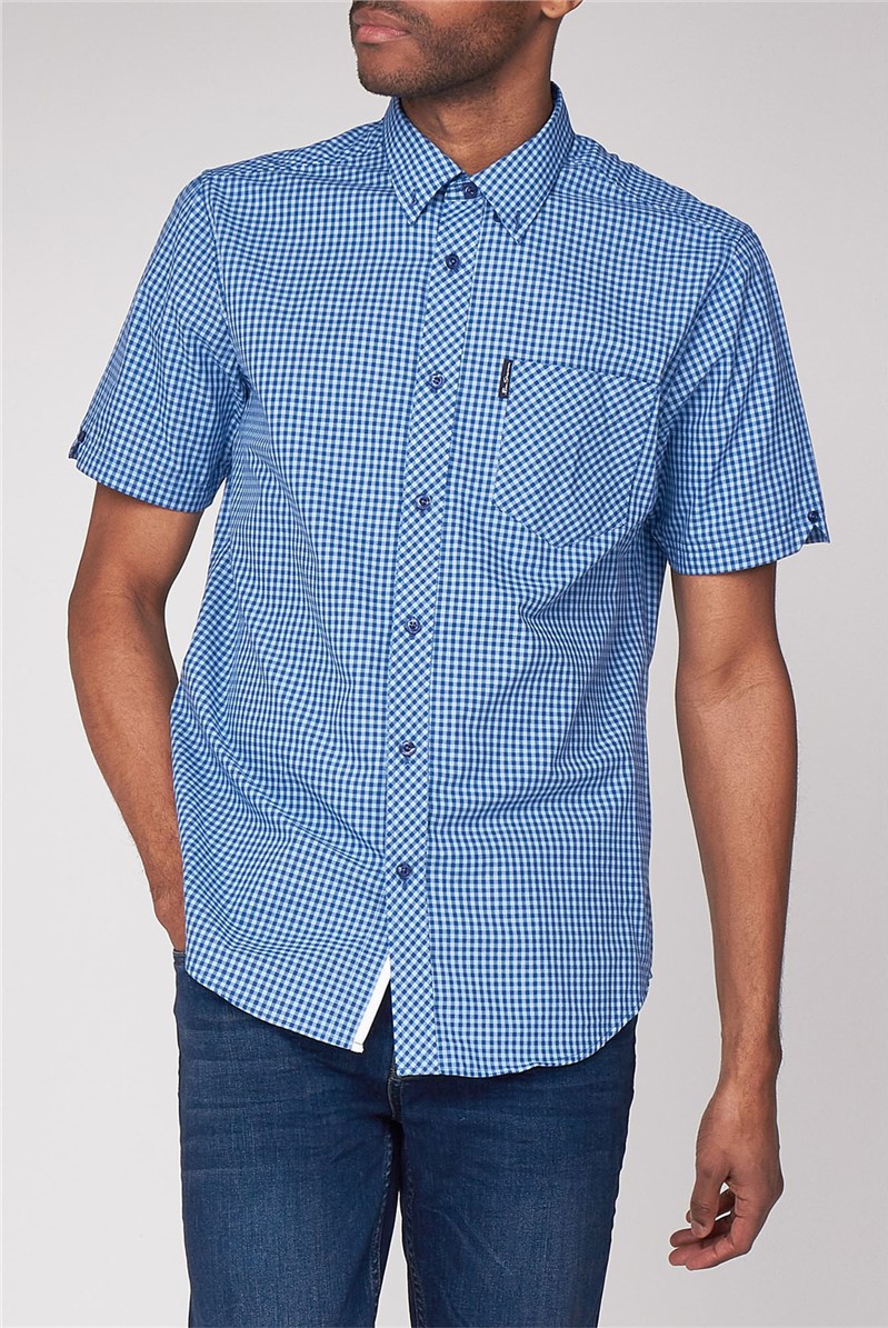 Ben Sherman Short Sleeve Gingham Shirt