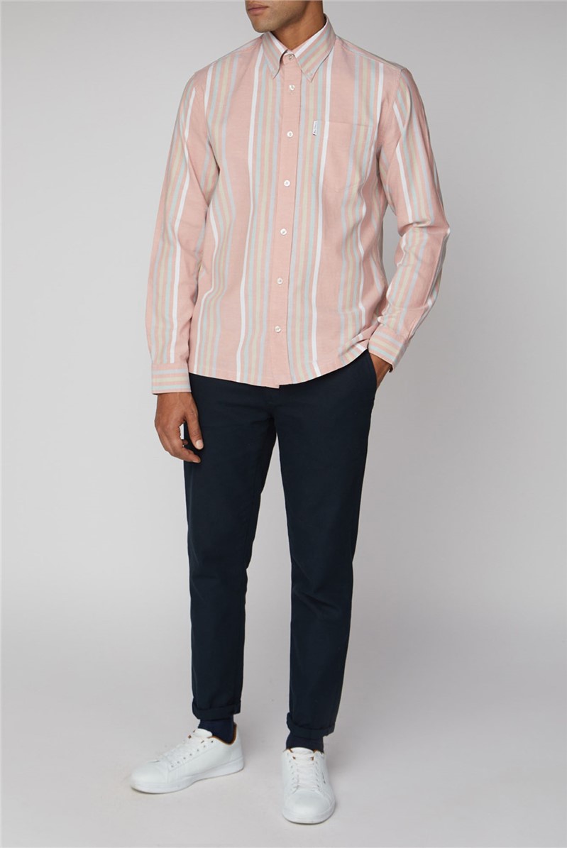 Ben Sherman | Archive Sugarman Pink Shirt | SuitDirect.co.uk