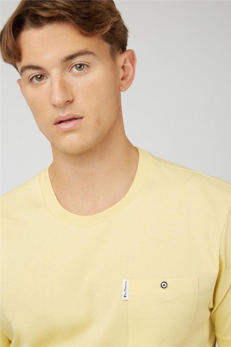 Ben Sherman | Yellow Signature Cotton Tee | SuitDirect.co.uk