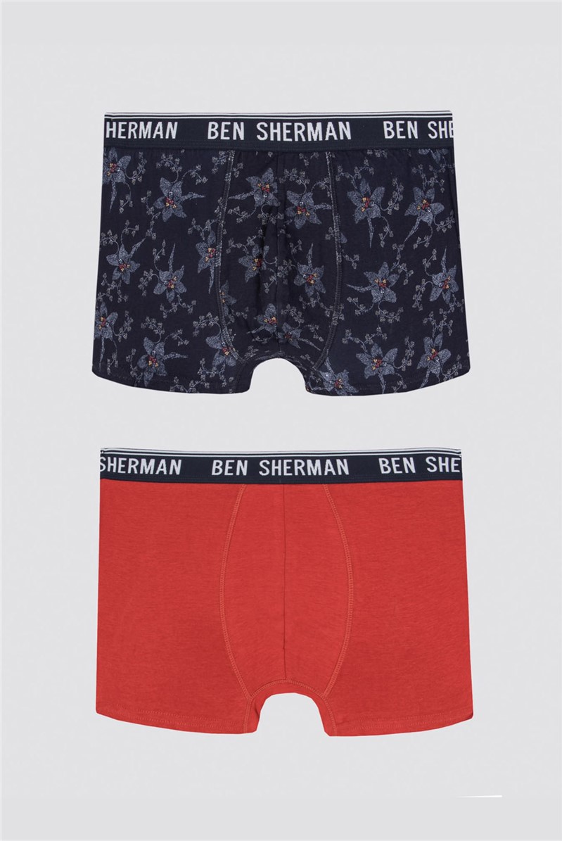 Ben Sherman | Ezra 2 Pack of Men's Boxer Shorts | Suit Direct