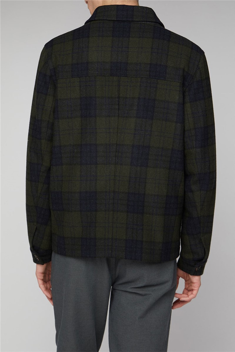 Melka | Ursholmen Green Checked Wool Jacket | SuitDirect.co.uk