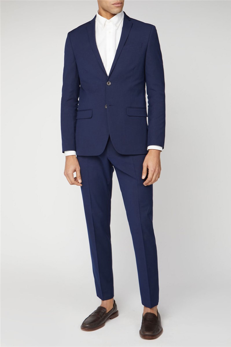 Ben Sherman Slim Fit Blue Rust Fleck Suit Jacket
