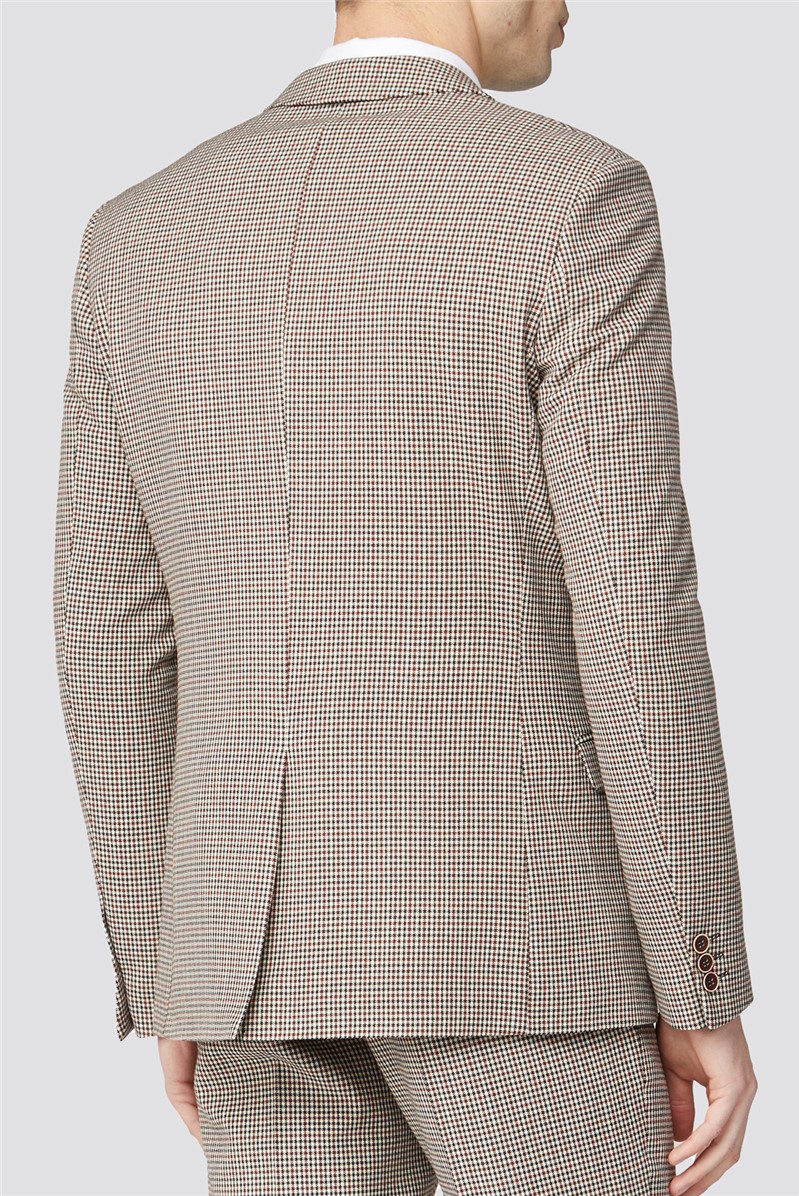 BS Signature Tailoring | Men's Red Check Jacket | Suit Direct