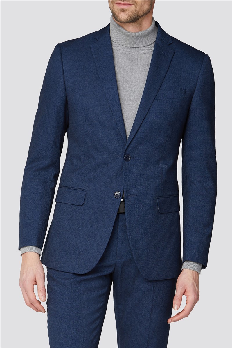 Racing Green | Men's Blue Plain Tailored Suit | Suit Direct