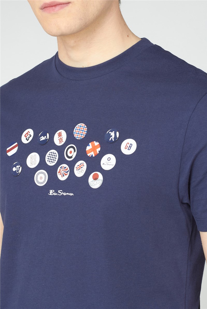 Ben Sherman Team GB Pin Badge Tee