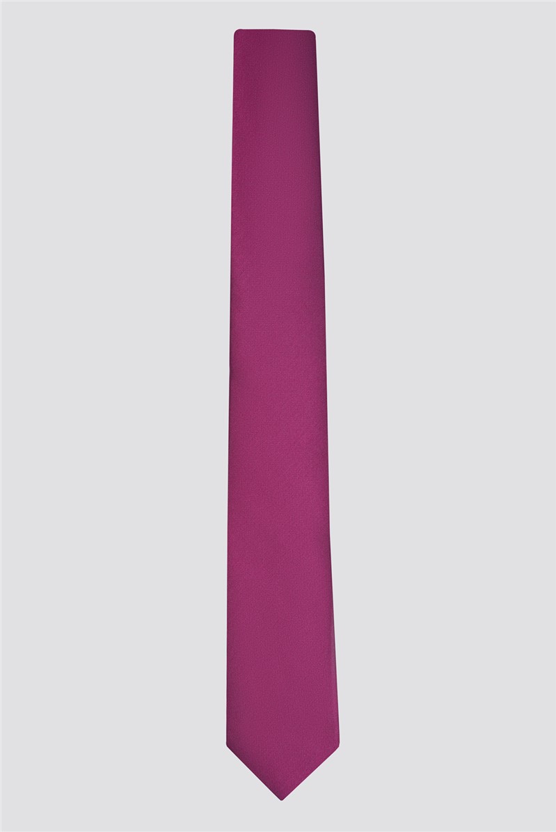 Limehaus | Men's Fuchsia Tie & Geo Hankie Set | Suit Direct