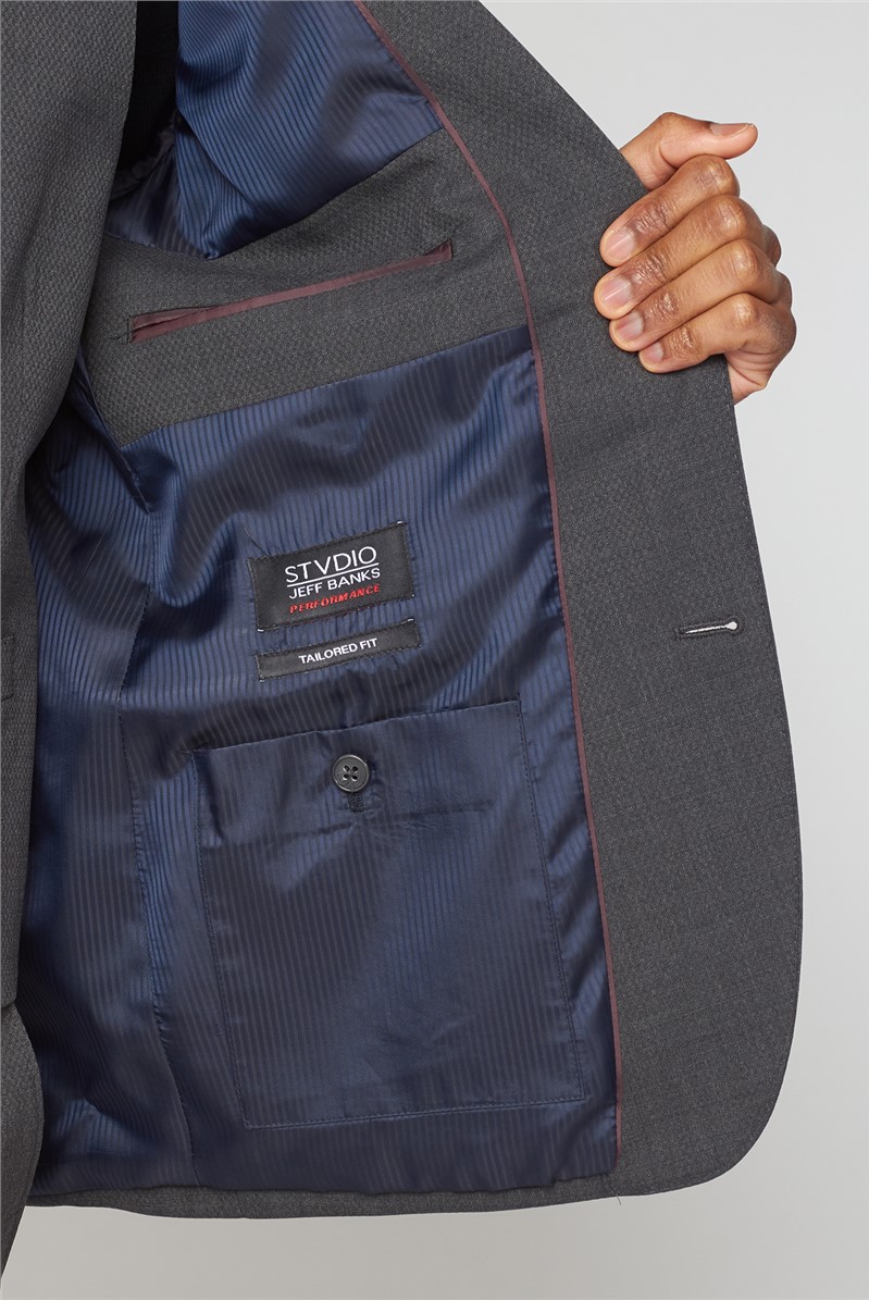 Jeff Banks | Men's Stvdio Jacquard Suit Jacket | Suit Direct