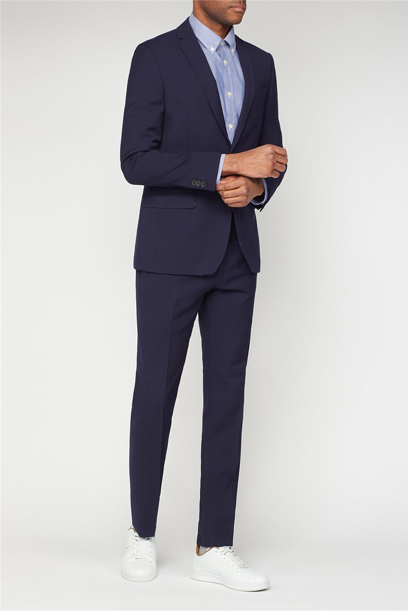 Ben Sherman | Men's Deep Blue Suit Jacket | Suit Direct