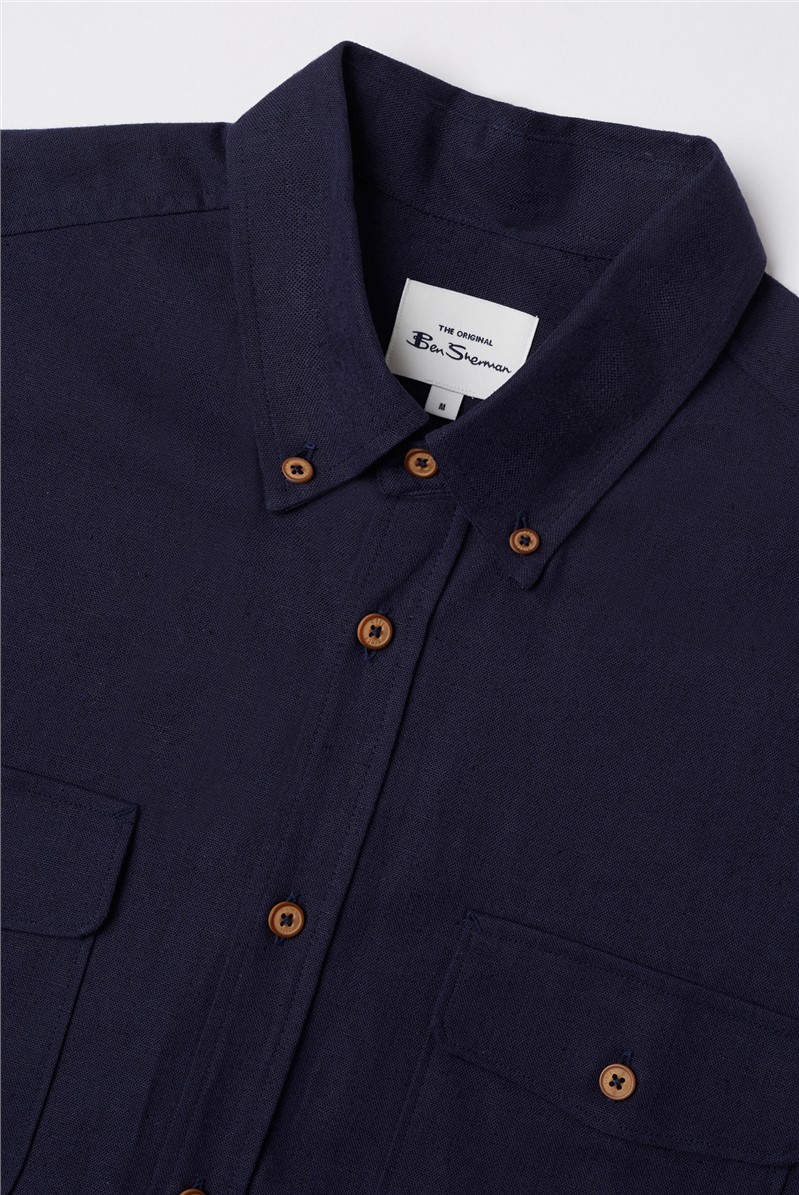 Ben Sherman Cotton Linen Overshirt