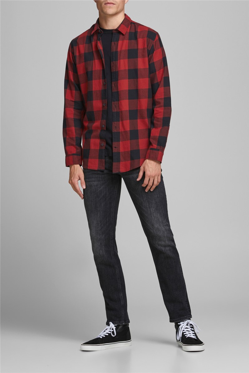 Jack & Jones Red Checked Shirt