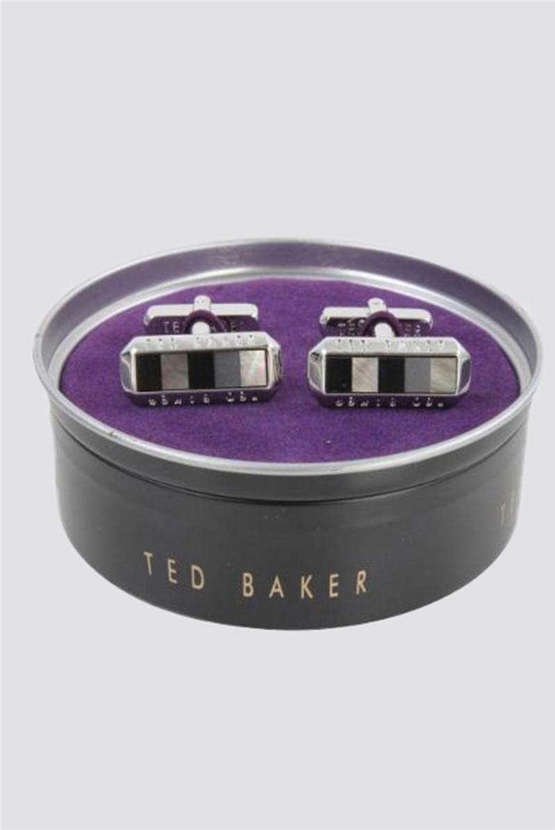 Ted Baker | Men's Stone Cufflinks | Suit Direct