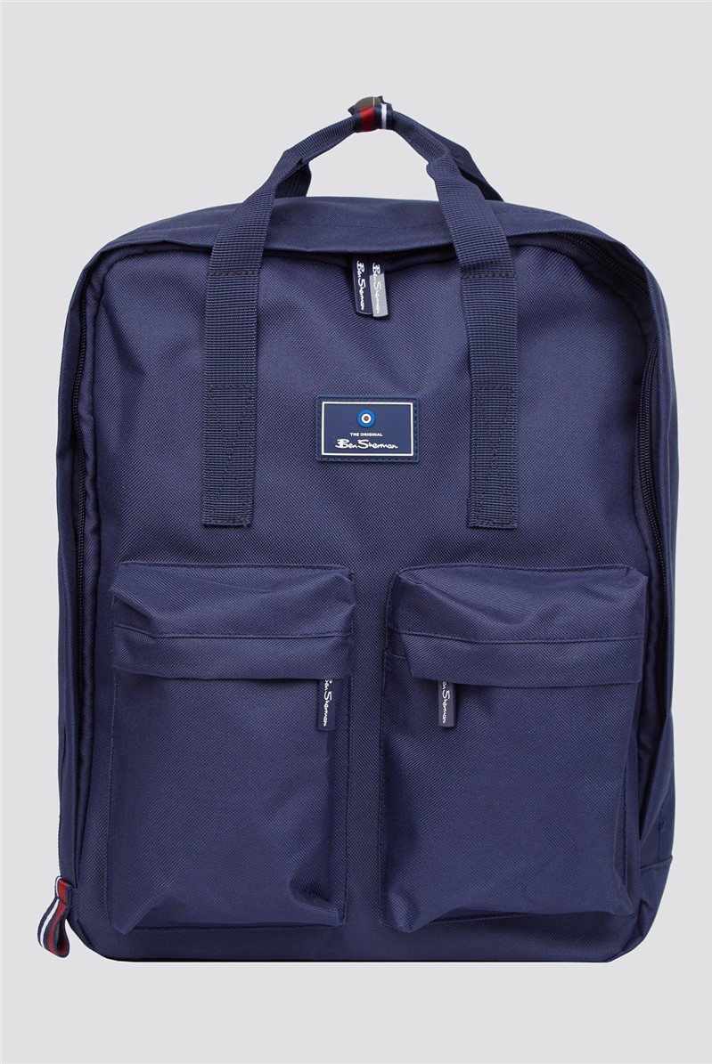 Ben Sherman | Men's Navy Stiles Backpack | Suit Direct