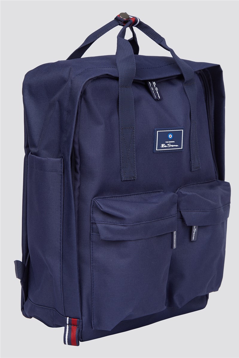 Ben Sherman | Men's Navy Stiles Backpack | Suit Direct