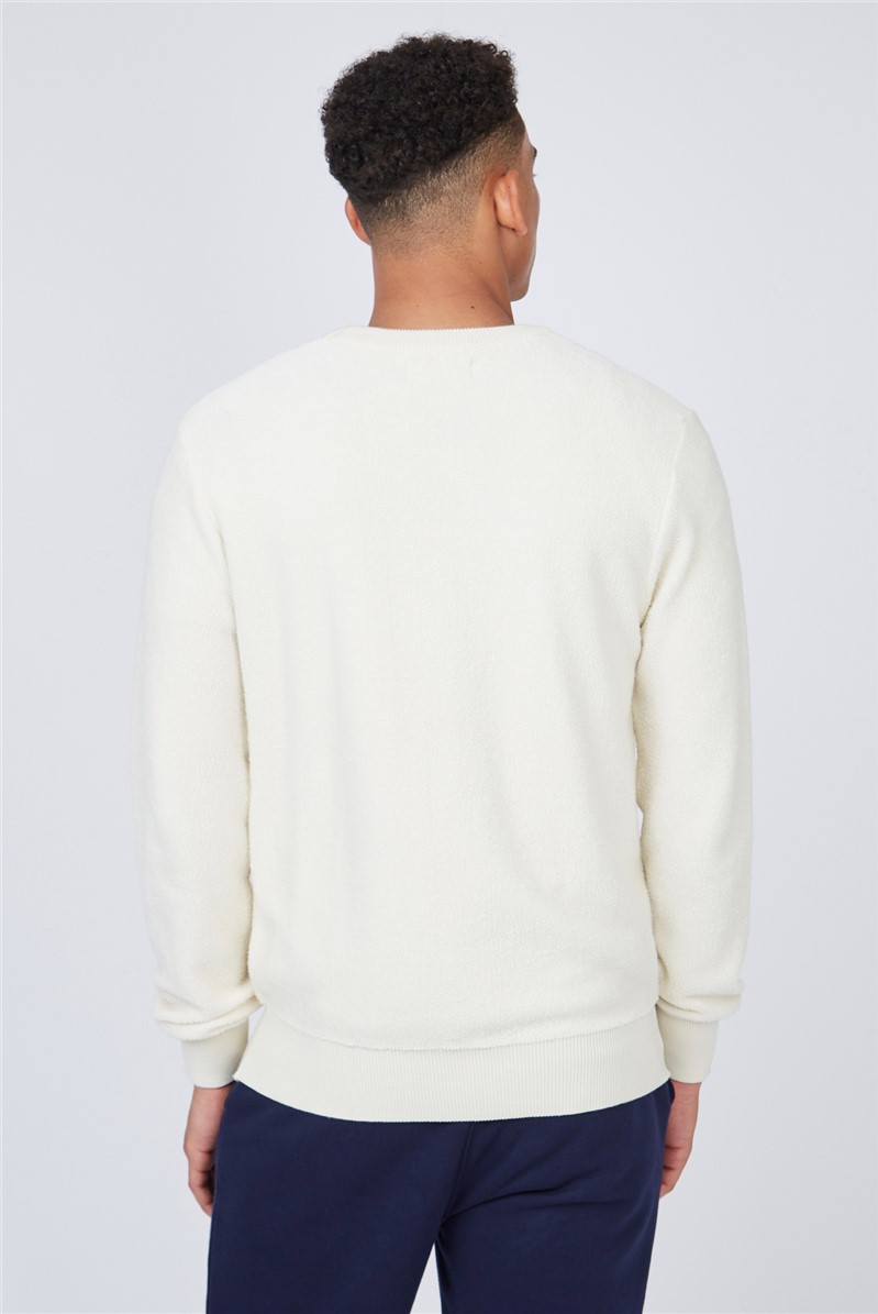 Ben Sherman Towelling Texture Crew Neck Jumper