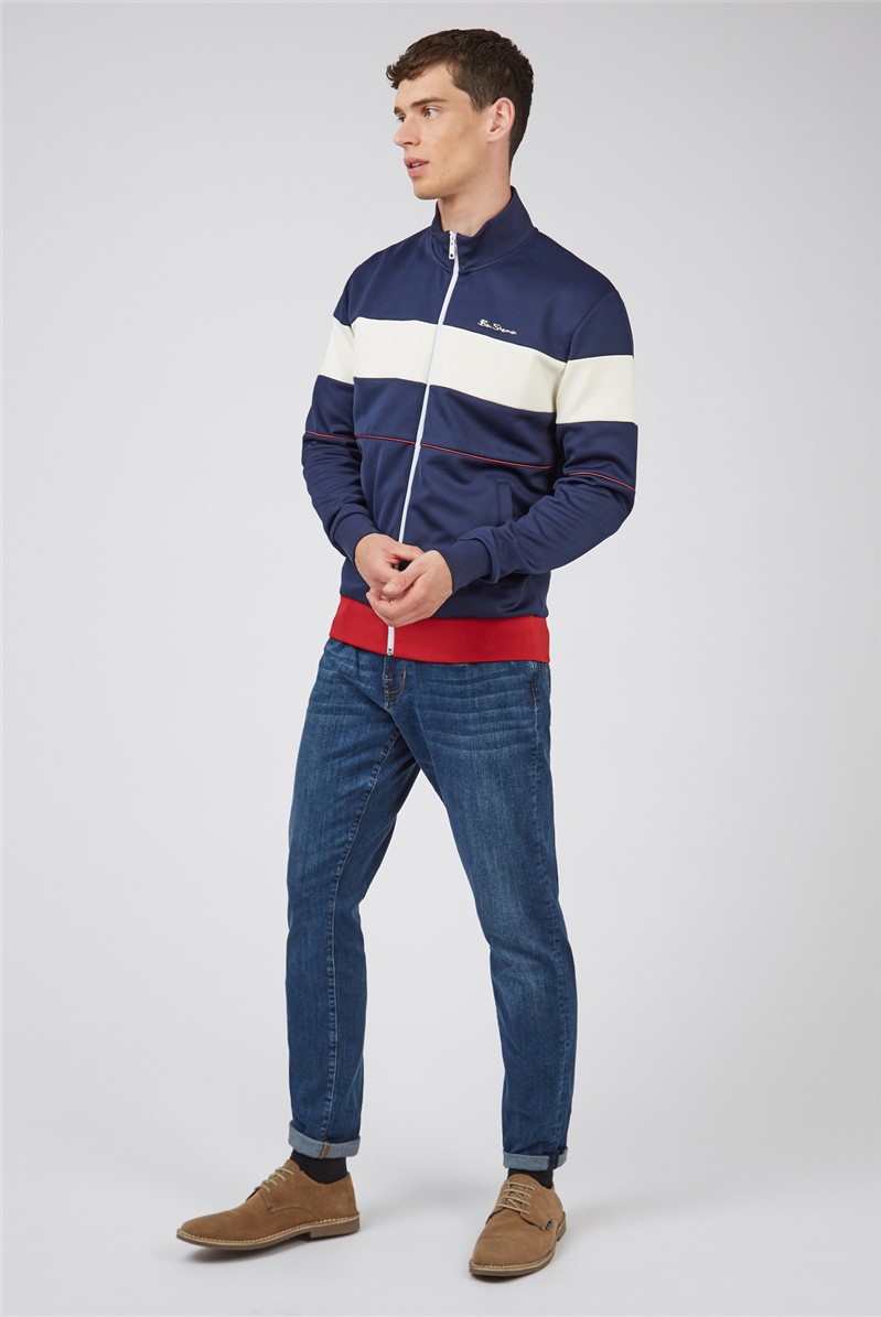 Ben Sherman Colour Block Tricot Track Top