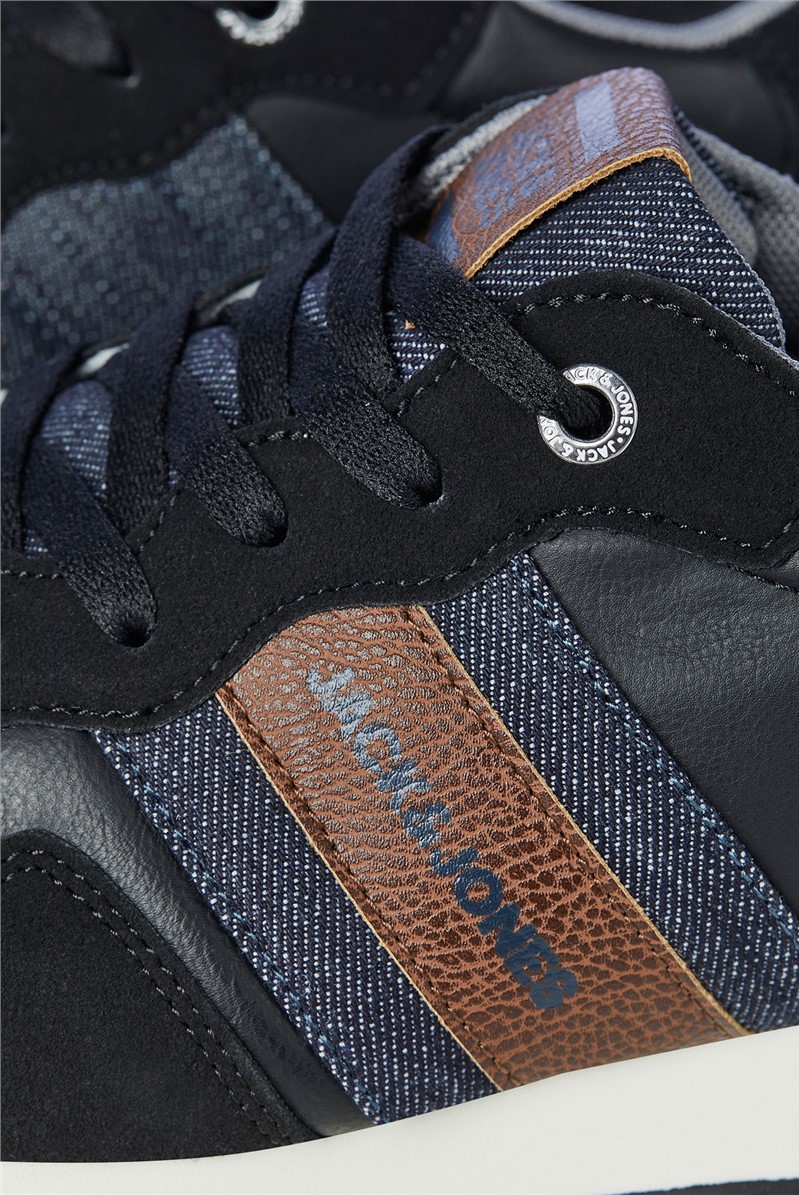 JACK & JONES | Men's Anthracite Steller Trainer | Suit Direct