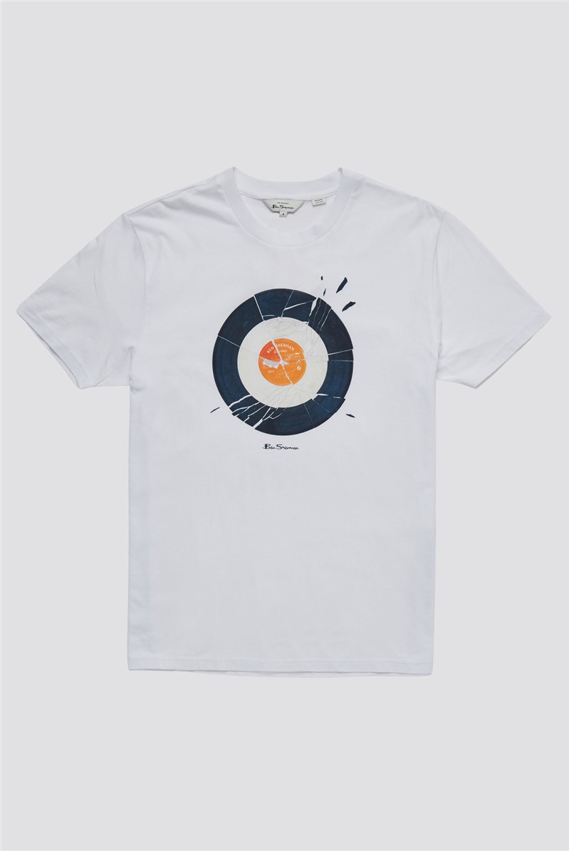 Ben Sherman Smashed Record Target T-Shirt