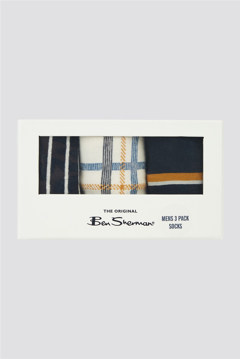 Ben Sherman Three Pack of Socks