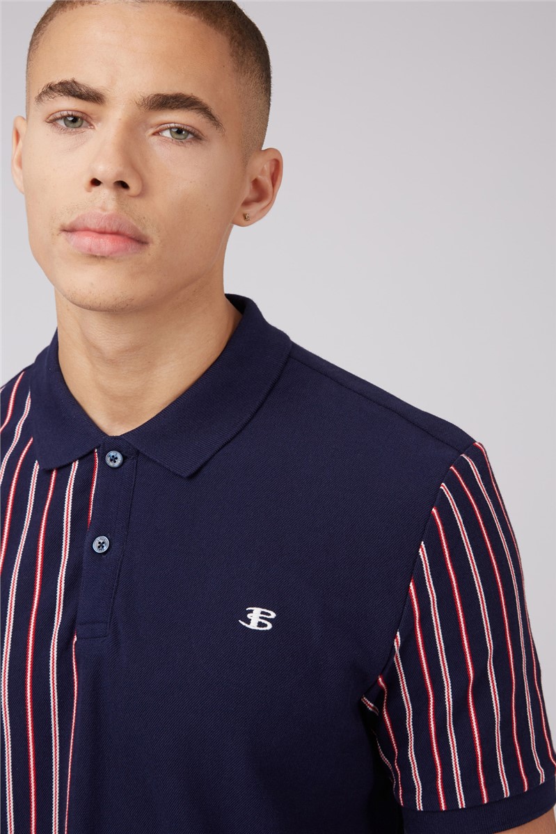 Ben Sherman Vertical Fine Stripe Polo