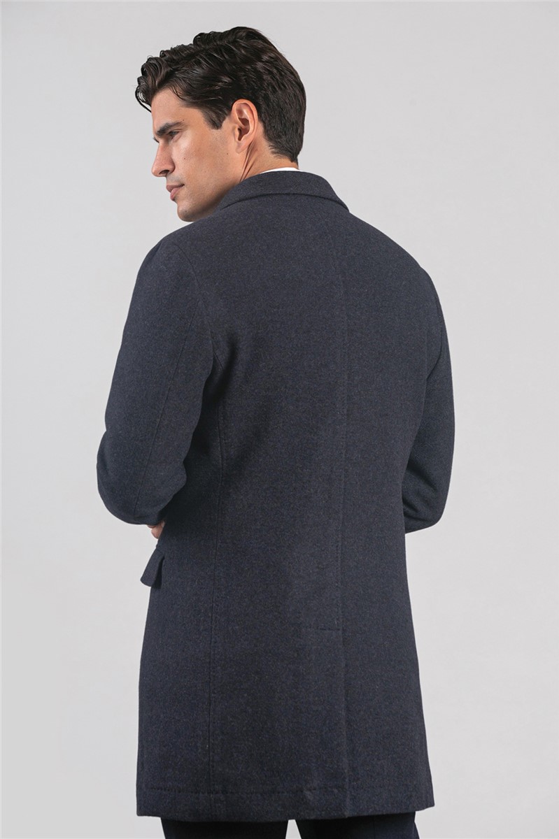Concrete Indigo Coat