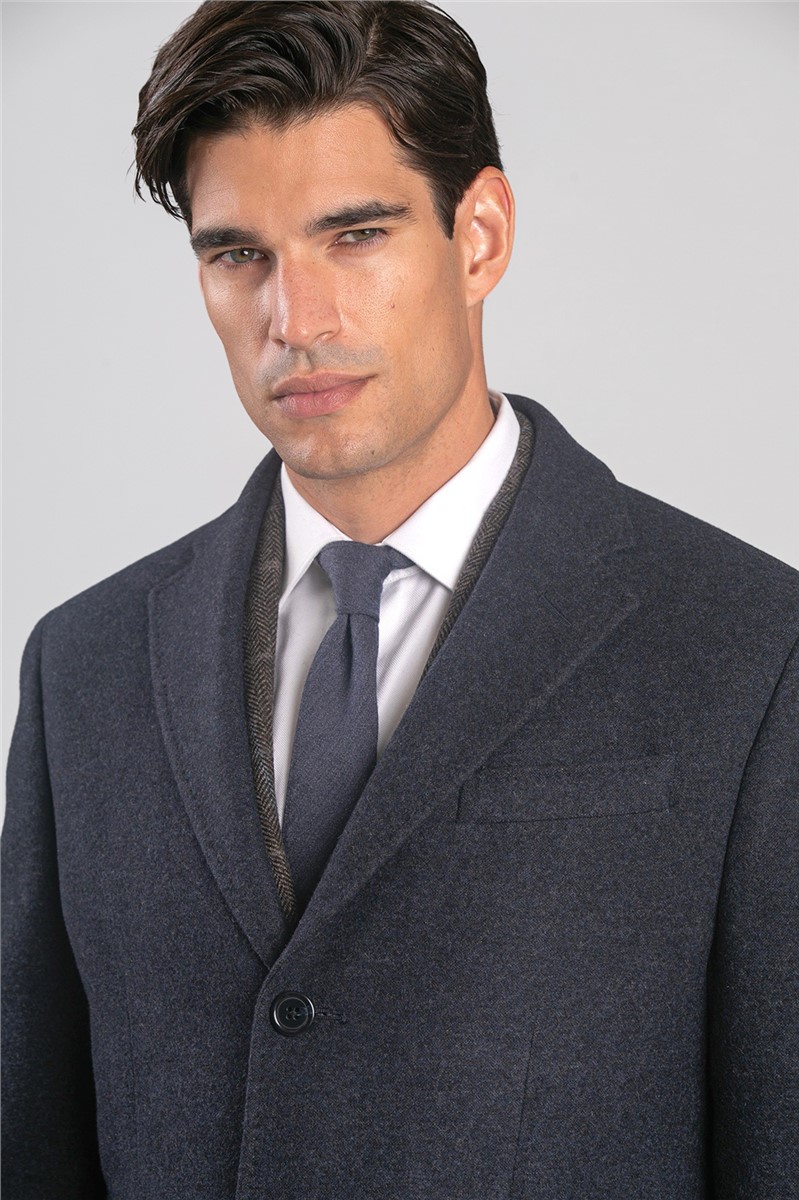 Concrete Indigo Coat