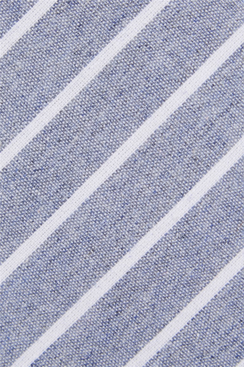 Ben Sherman Grey Stripe Tie