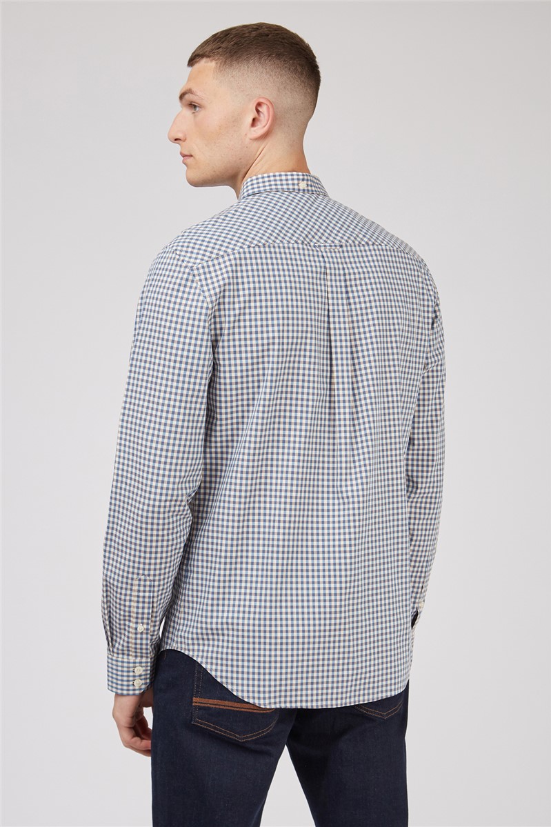Ben Sherman Long Sleeve Gingham Shirt