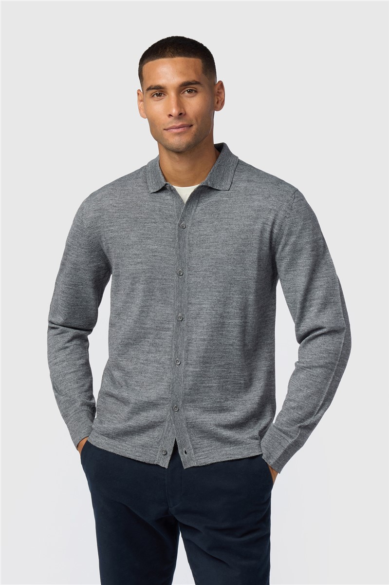 Melka - Grey Knitted Shirt