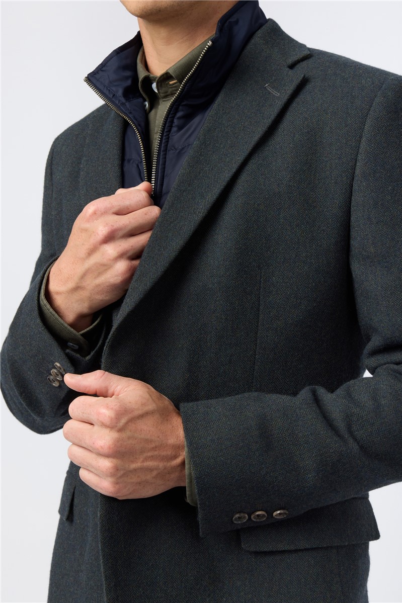 Melka Green Blazer with Gilet Insert | Suit Direct