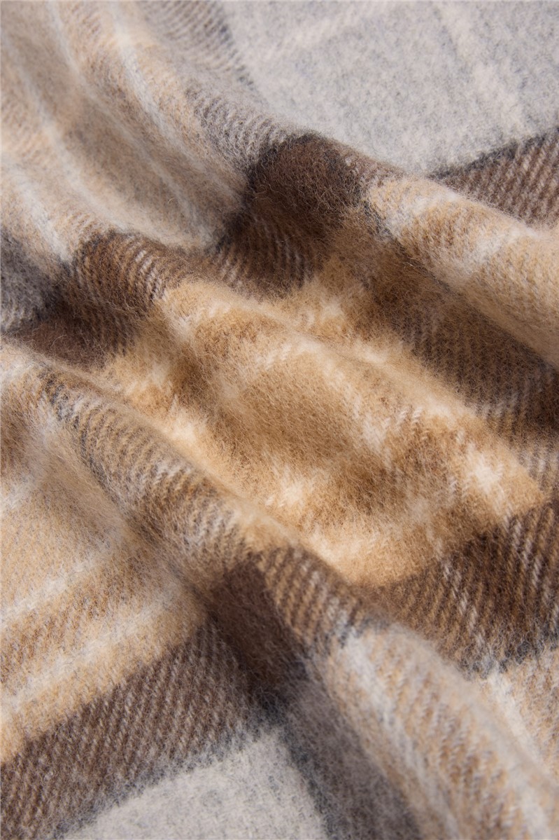 Alexandre Camel Merino Wool Scarf