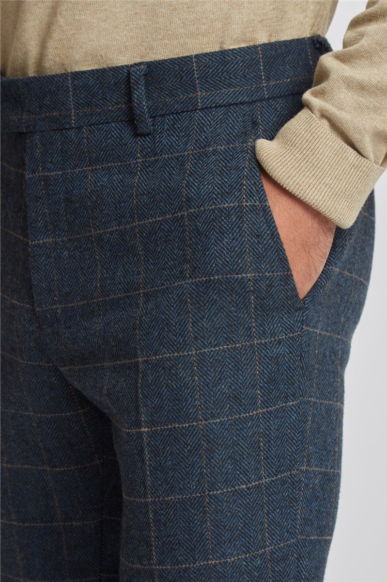 Antique Rogue Dax Teal Herringbone Jacket