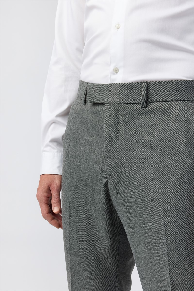 Antique Rogue Regular Fit Grey Texture Trousers