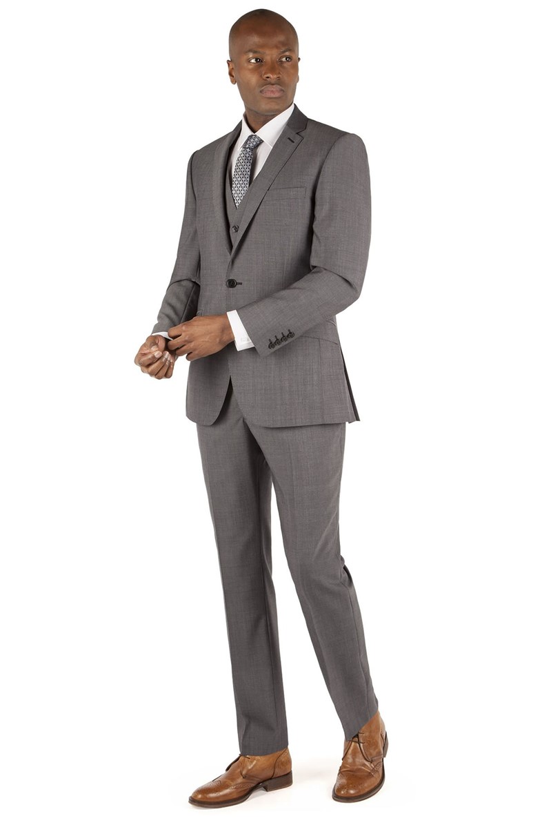 Ben Sherman Silver Grey Tonic Slim Fit Suit