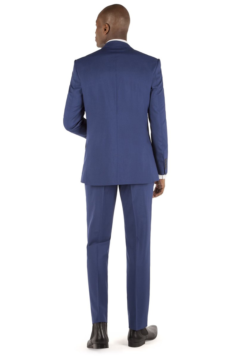 Ben Sherman Bright Blue Cross Panama Tailored Fit Suit Jacket