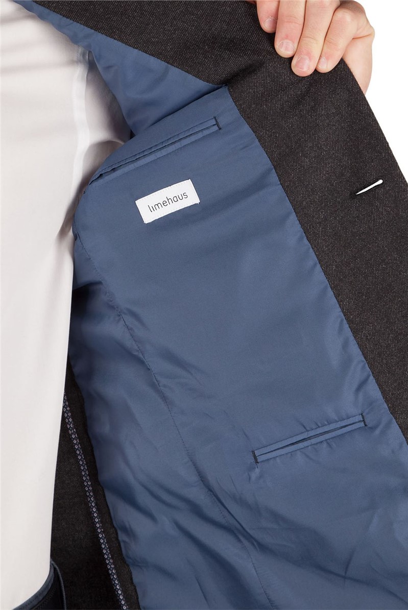Charcoal Micro Slim Fit Formal Jacket | Suit Direct