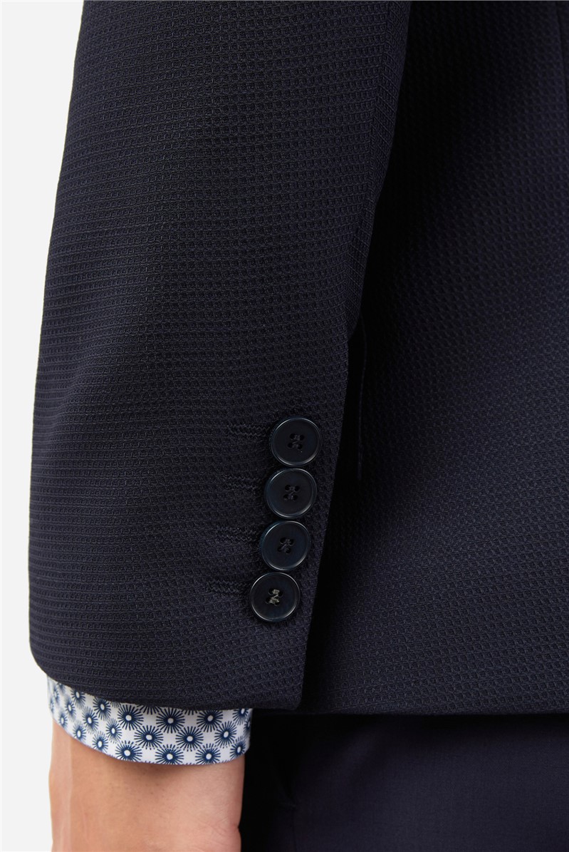 Ted Baker | Men's Navy Structure Suit Jacket | Suit Direct