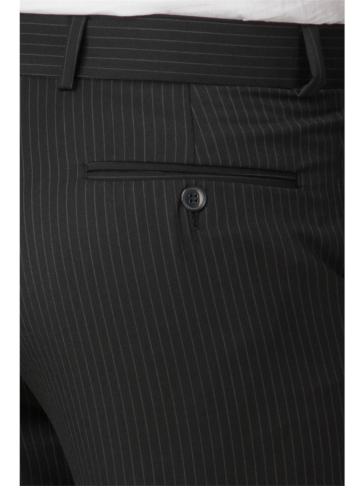 Karl Jackson Black Stripe Suit Trouser