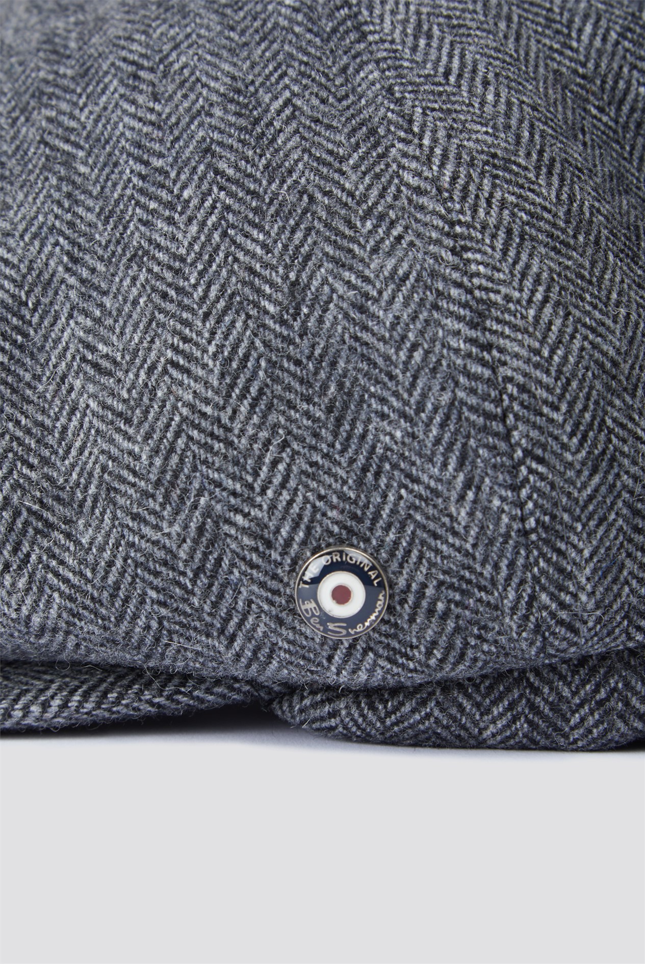 Ben Sherman | Men's Grey Baker Boy Cap | SuitDirect.co.uk