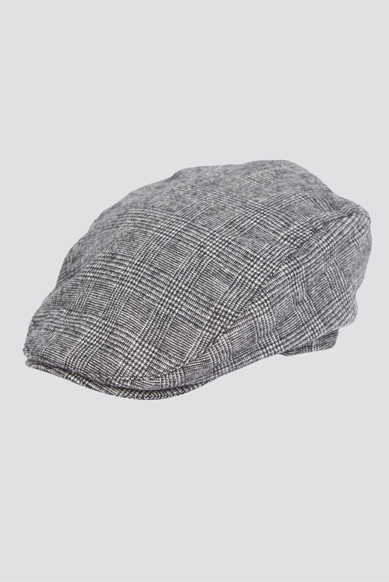 Ben Sherman | Men's Script Grey Flat Cap | Suit Direct