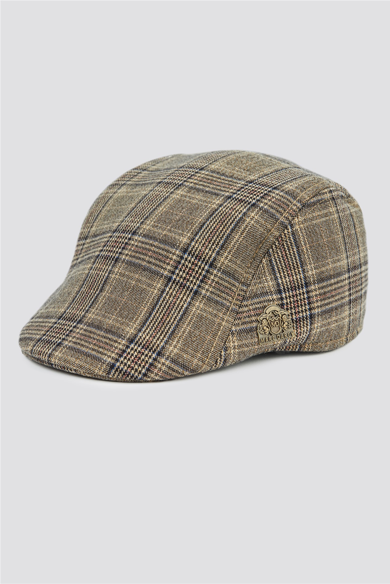 Marc Darcy Enzo Tan Flat Cap